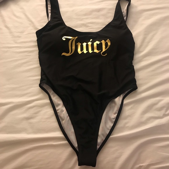 Juicy Couture | Swim | Juicy One Piece High Leg Swim | Poshmark